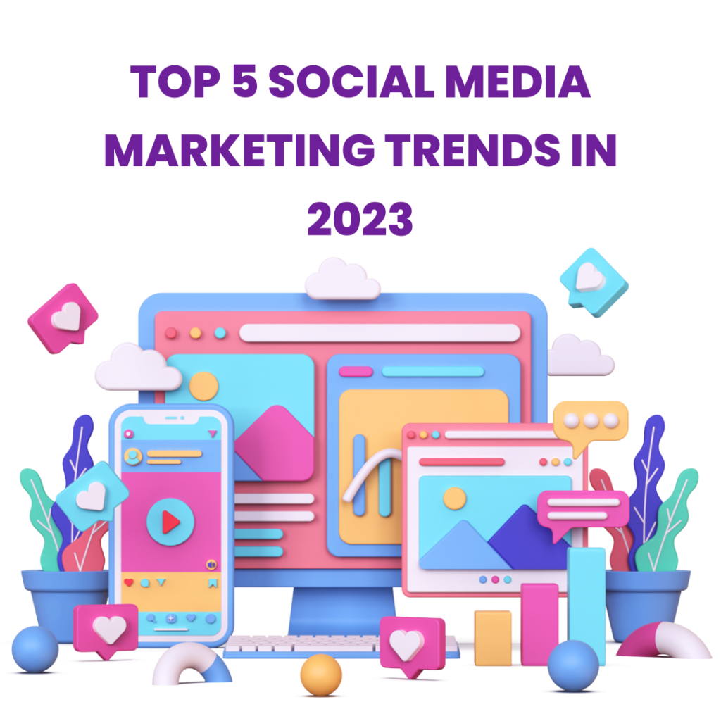 Top 5 Social Media Trends Which help in Digital Marketing for 2023